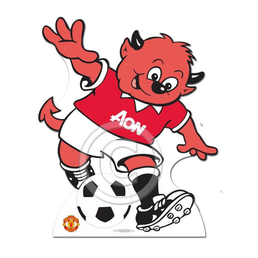 Fred The Red Manchester United Mascot Cardboard Cut Out On Popscreen